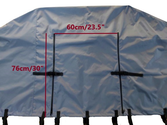 Motorhome / Caravan 2 Bike Cover STANDARD (For Rear Vehicle Wall ...
